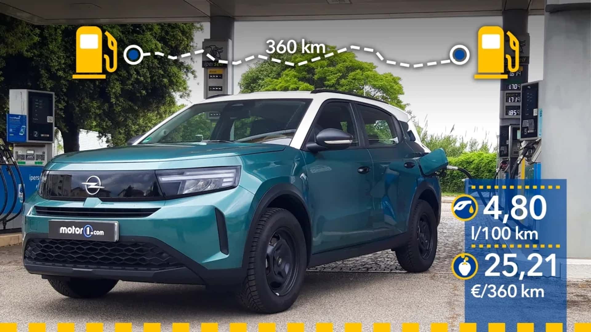 Opel Frontera Hybrid 2025: prueba de consumo real