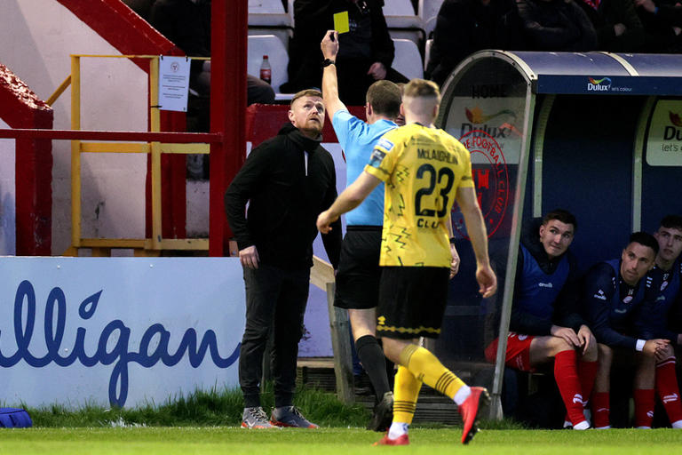 Damien Duff suspended for Shels' televised trip to Bohs after receiving ...