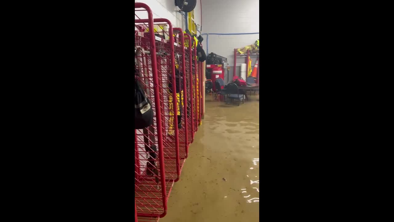 Floodwaters Inundate Westernport Fire Station Amid Widespread Emergency