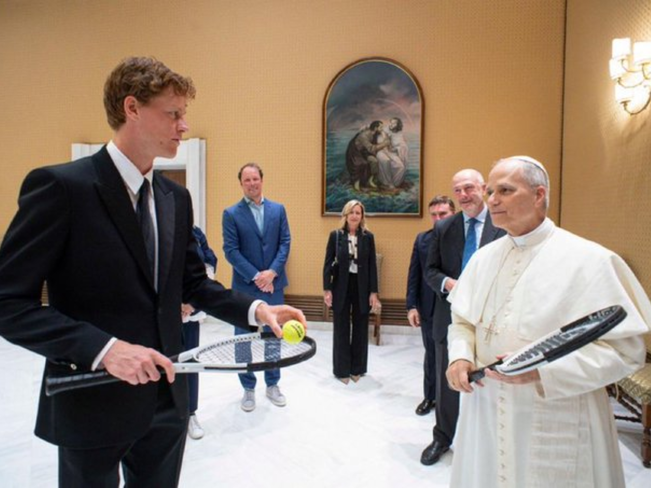 WATCH: Jannik Sinner meets Pope Leo in unforgettable Vatican visit amid ...