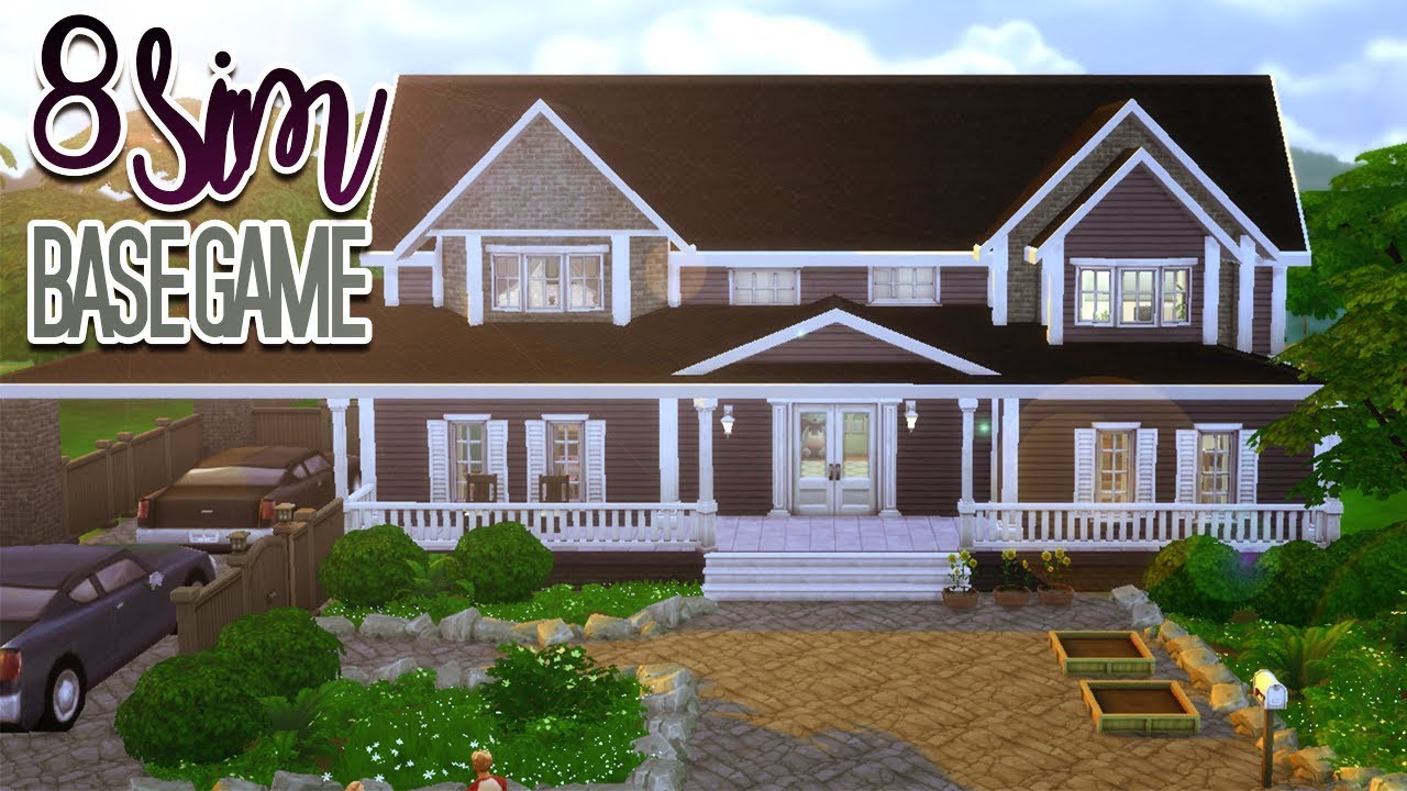 Speed Building an 8 Sim Sims 4 Suburban Fast