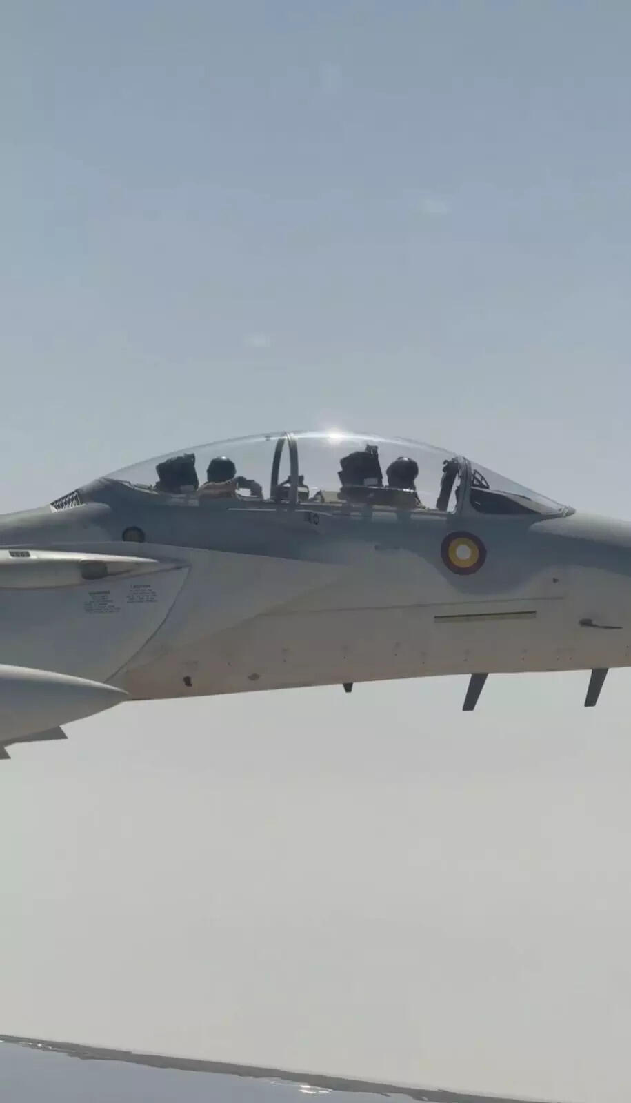 Up in the sky, flying at nearly 600 miles per hour, Air Force One meets ...