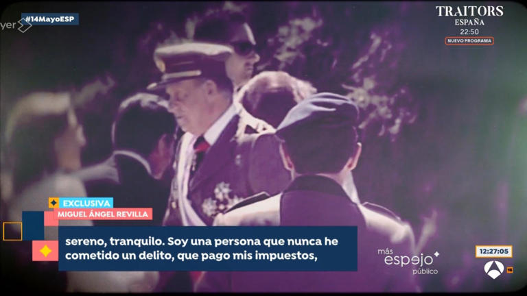 Revilla, pocas horas antes de citarse judicialmente con el rey emérito ...