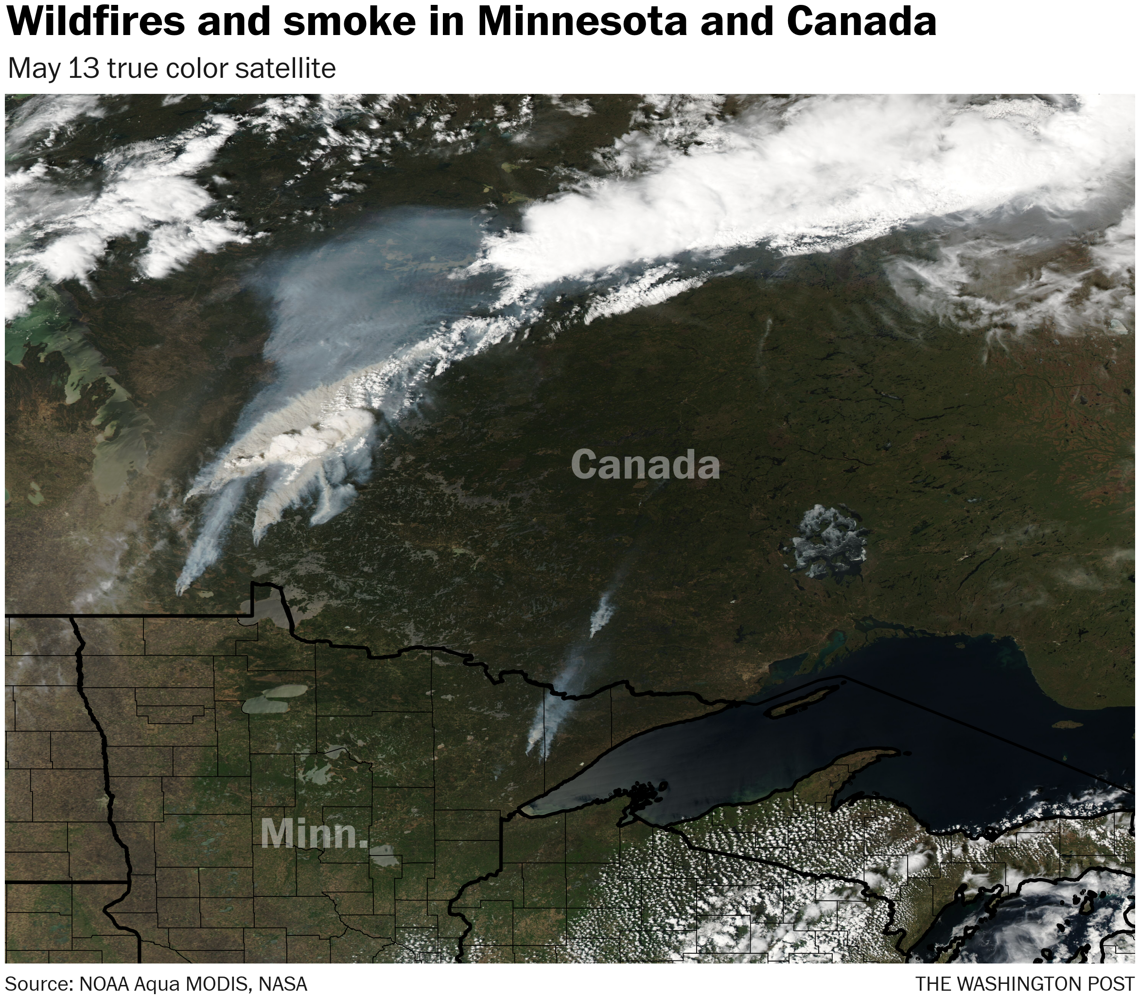 Several wildfires are burning in Minnesota, fueled by hot and dry ...