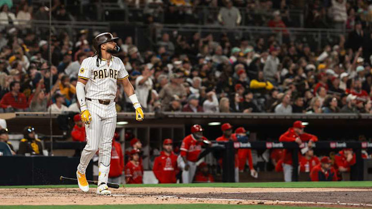 Fernando Tatis Jr. dropped the mic after first career walk-off homer