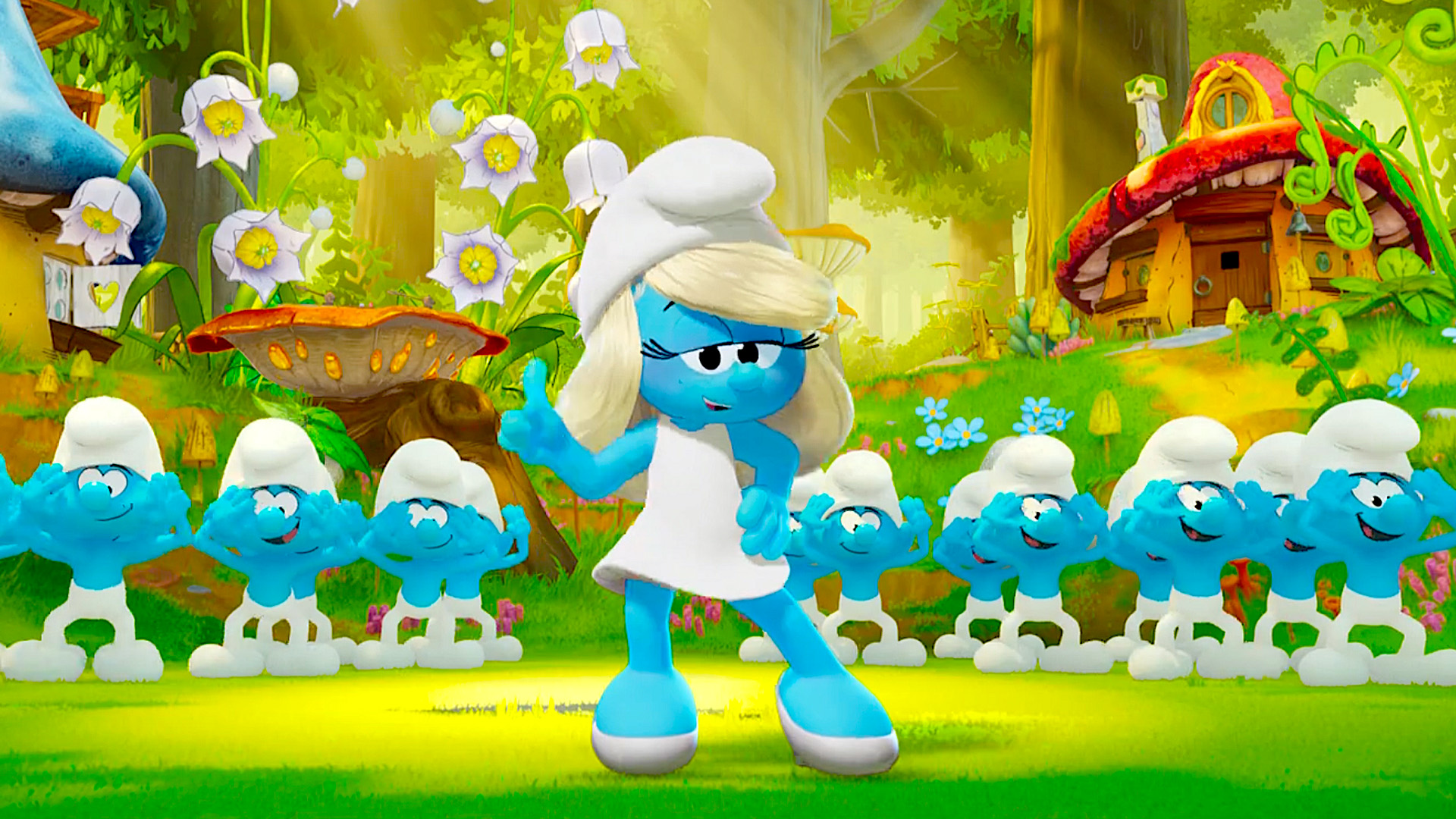 Rihanna’s Smurfette Leads a Blue-tastic Dance Party in New Smurfs Trailer
