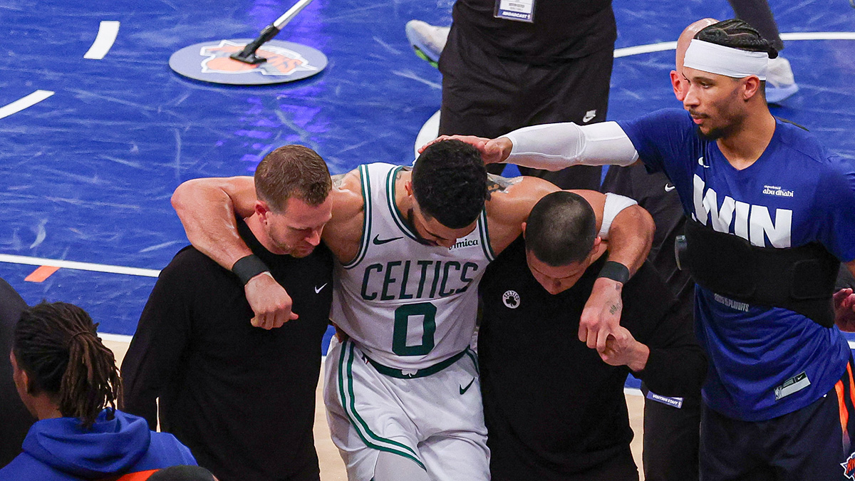 Tatum posts first message on Instagram after Achilles injury