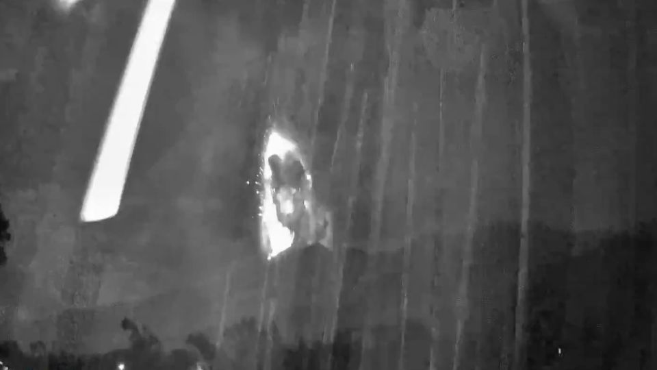 Webcam captures incandescent lava explosion in the Philippines