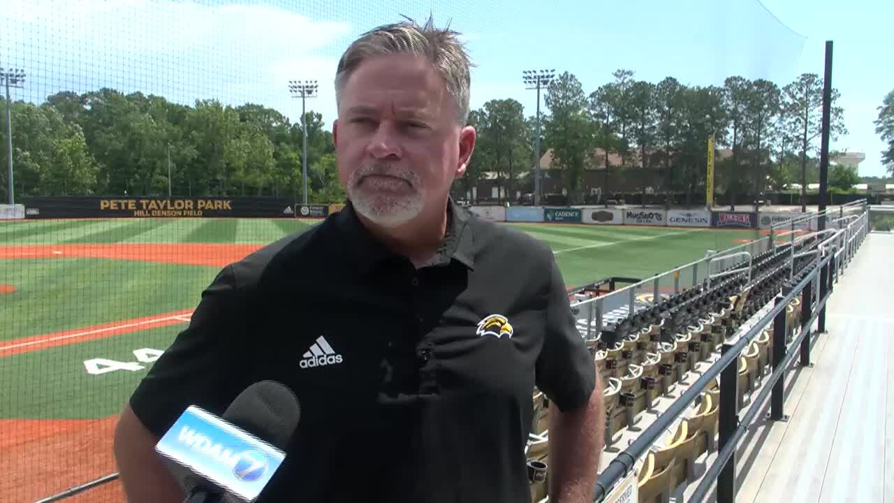 USM’s Ostrander previews ranked series at Troy, talks Golden Eagles’ 12 ...