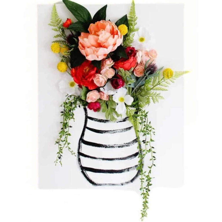 16 Artificial Flower Craft Ideas for Home Decor