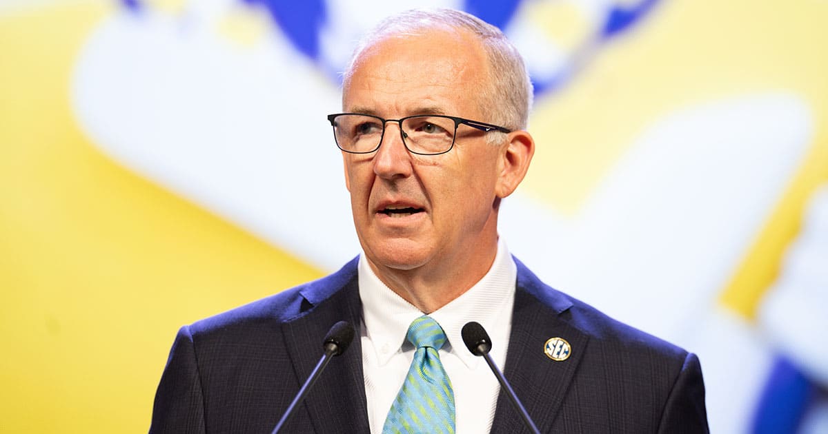 Greg Sankey reacts to House v. NCAA settlement final approval delay ...