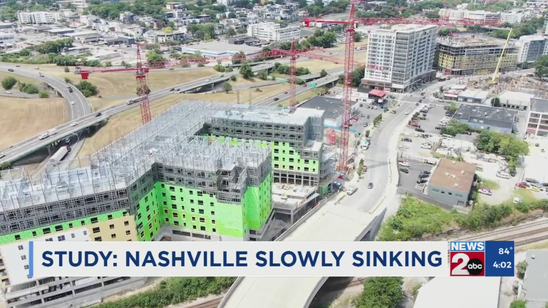 Study: Nashville slowly sinking