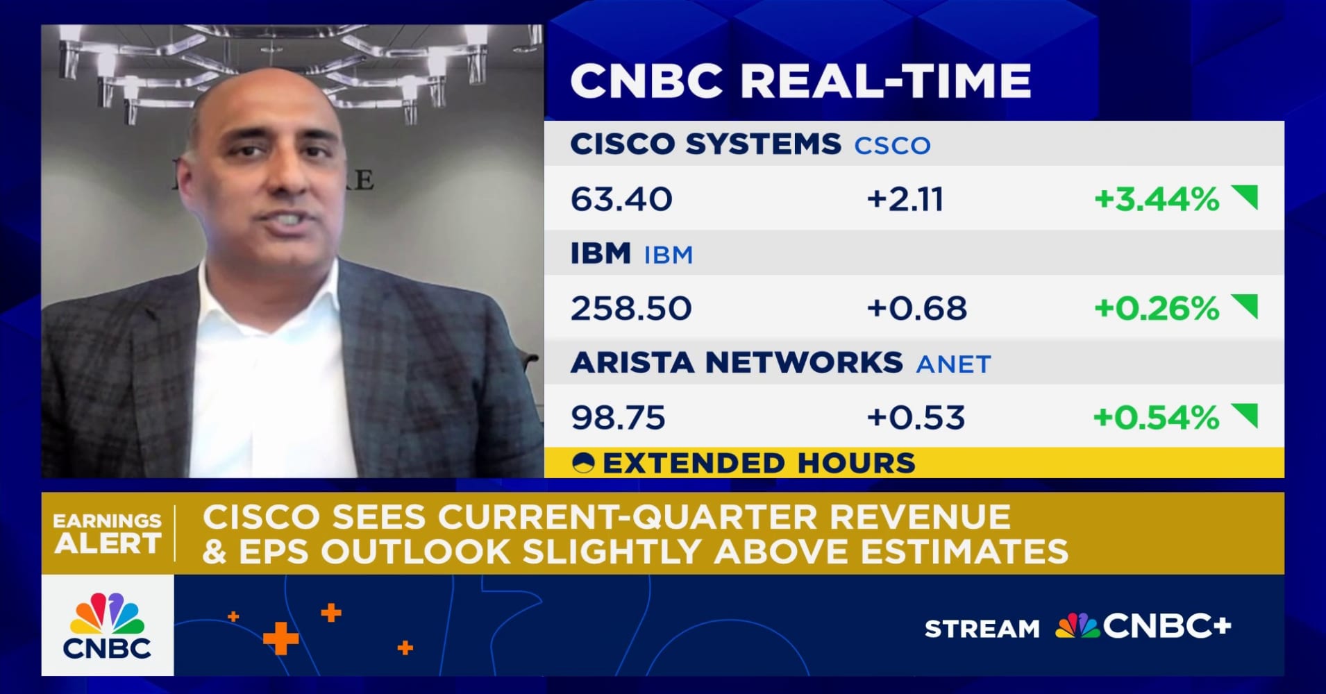 Cisco shares pop on earnings beat