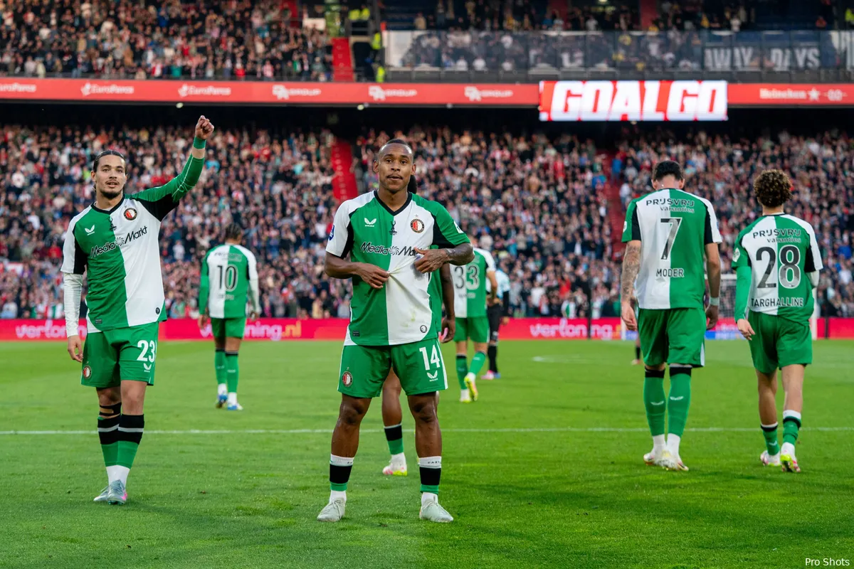 Stand Eredivisie: Feyenoord derde en kan seizoen eindigen met 71 punten