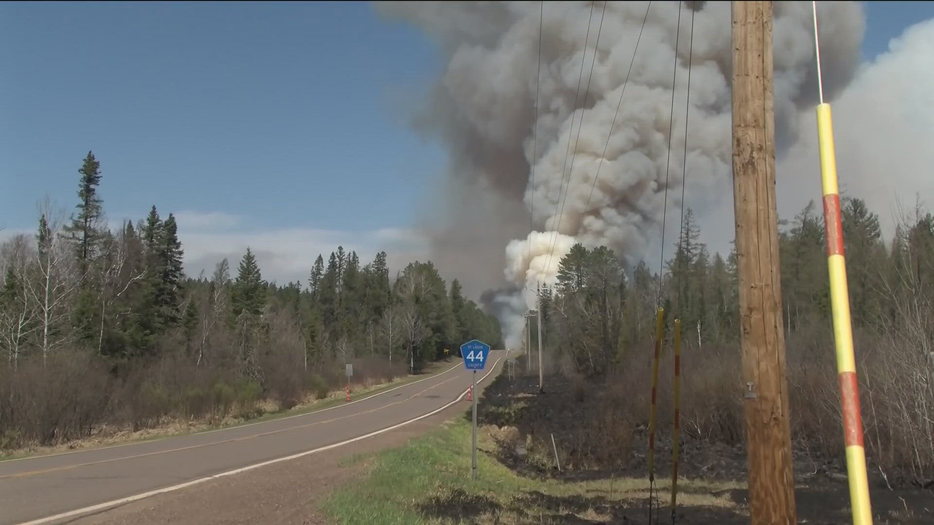 Wildfires spread to tens of thousands of acres in northeastern Minnesota