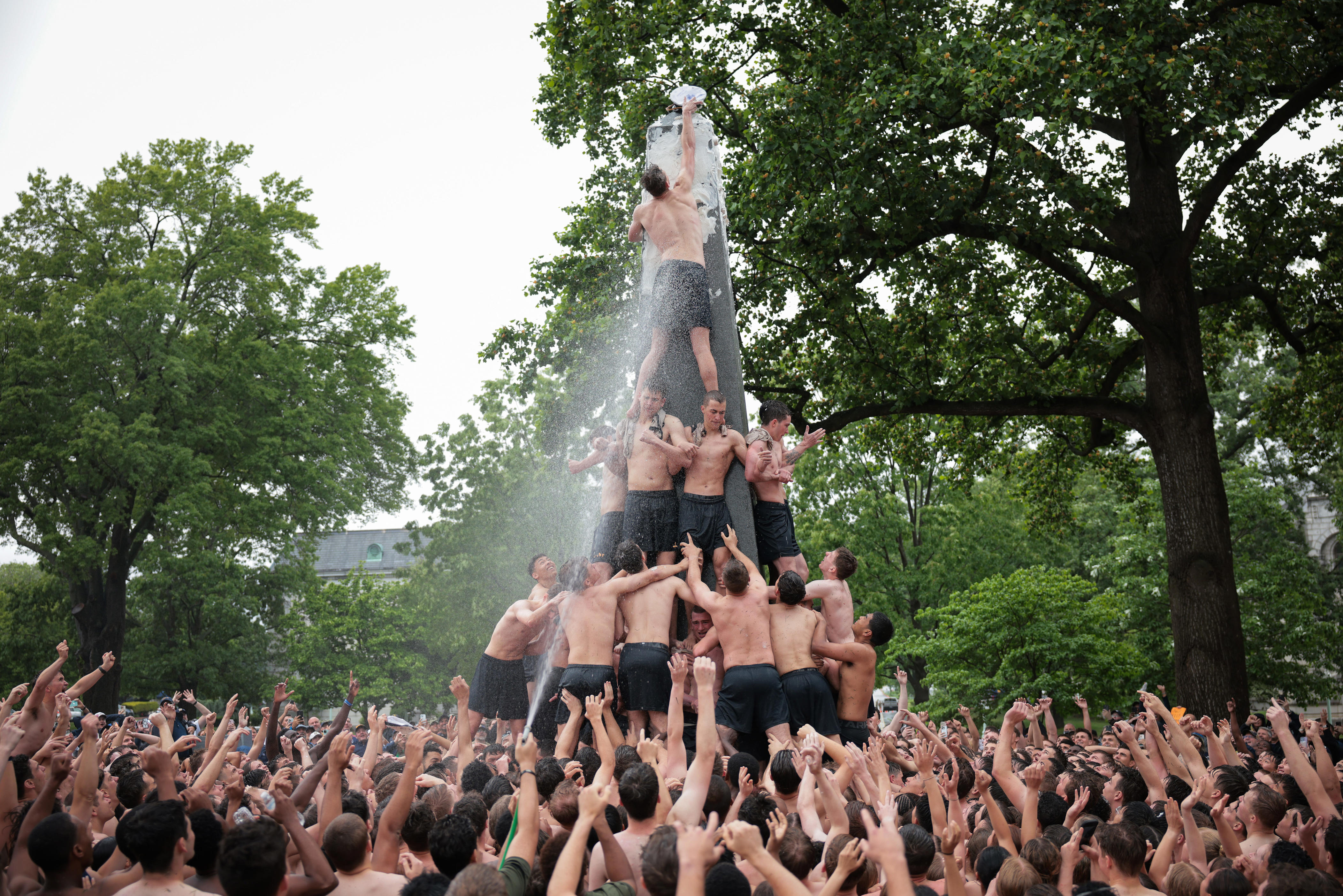 US Naval Academy's Sea Trials show plebes endure hours of obstacles