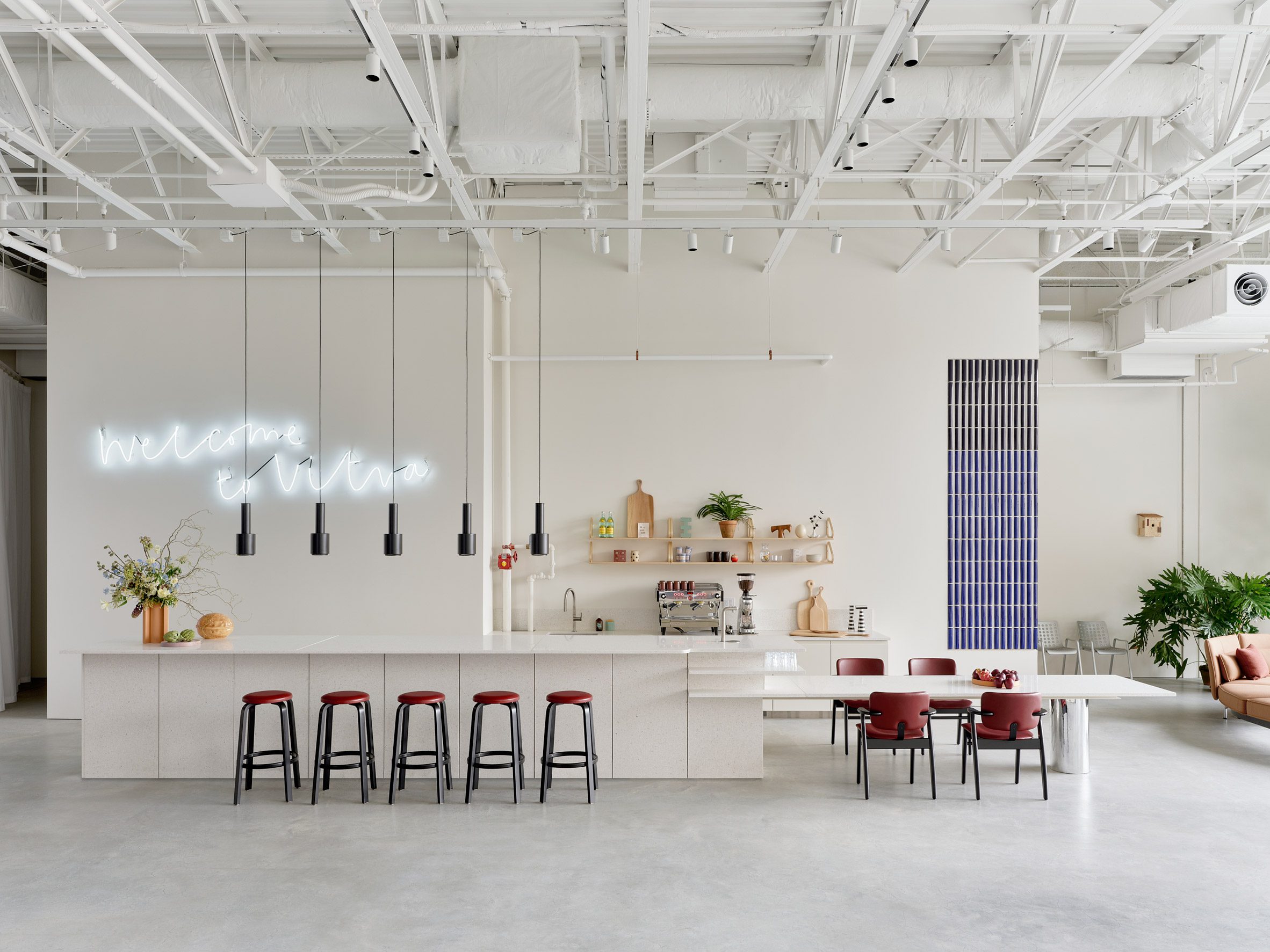 Vitra unveils Manhattan showroom in "industrial" New York loft