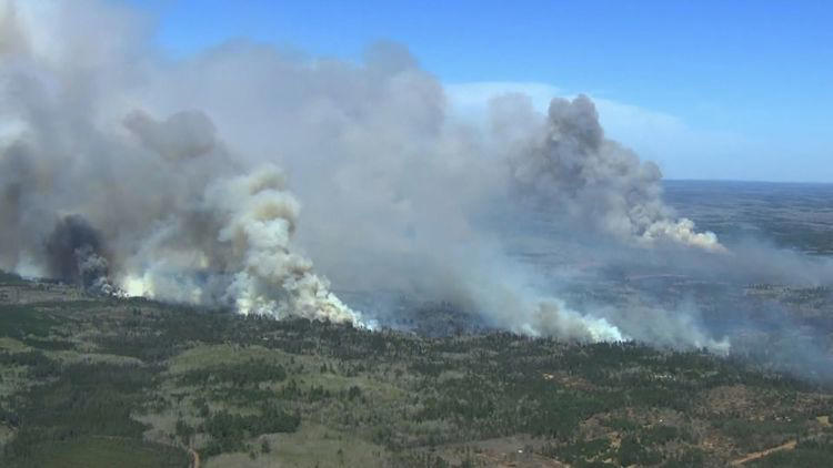 Wildfires spread to more than 35,000 acres in northeastern Minnesota
