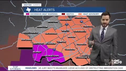 Midday weather update for May 14 with Meteorologist Caleb Chevalier