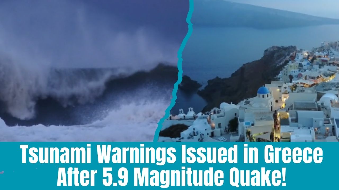 Greece issues tsunami warning after strong earthquake!