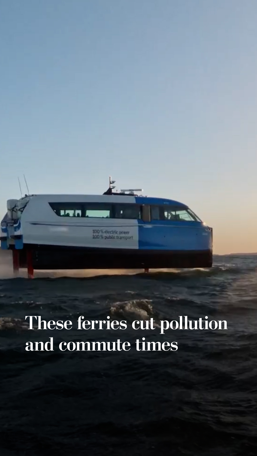 These ferries cut pollution and commute times