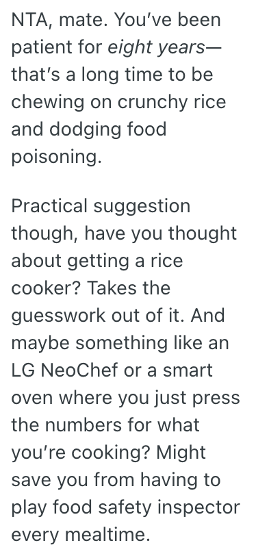 He Thinks That His Wife’s Cooking Is So Bad That It’s Dangerous To Eat ...
