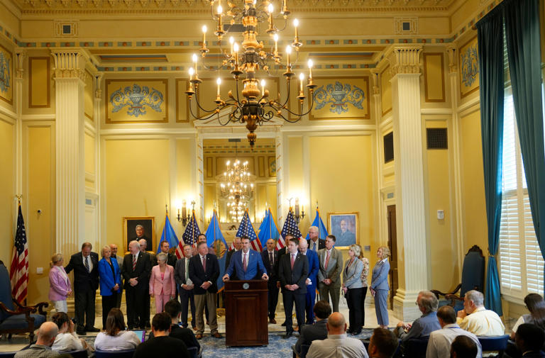 Gov. Stitt, legislative leaders announce budget deal including tax cuts ...