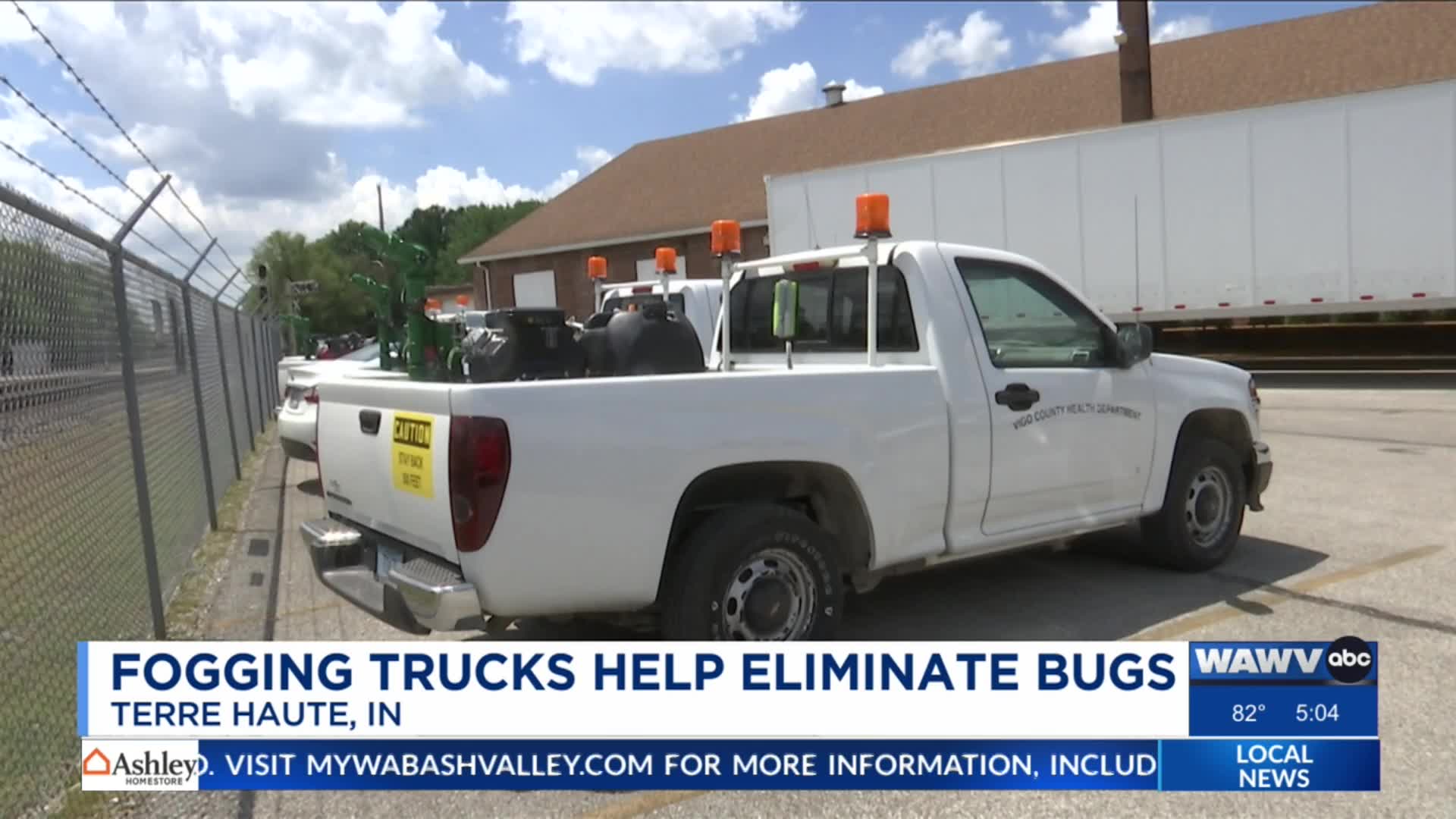 What are fogging trucks and how can they help with bugs?