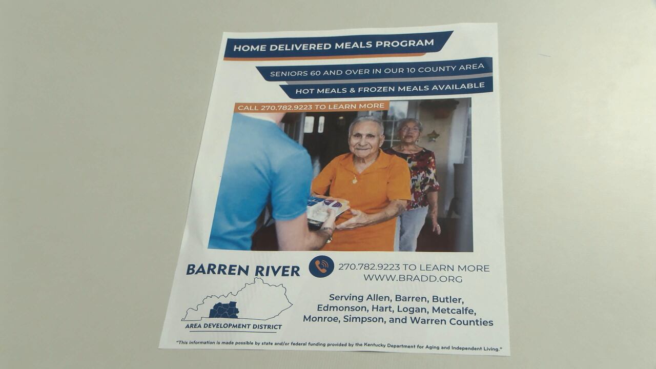BRADD program provides free home-delivered meals to seniors