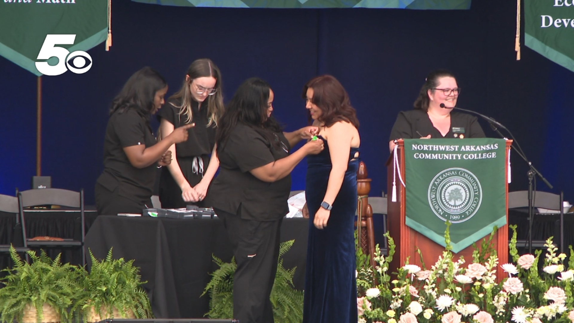 NWACC nursing graduates honored at pinning ceremony