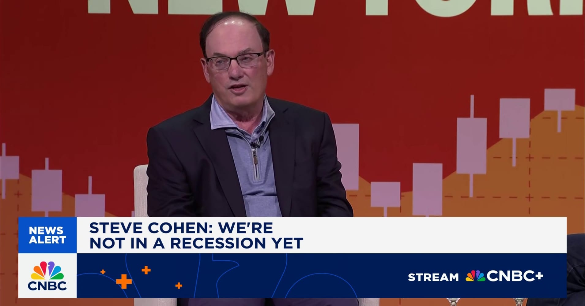 Point72's Steve Cohen at Sohn conference: We're not in a recession yet