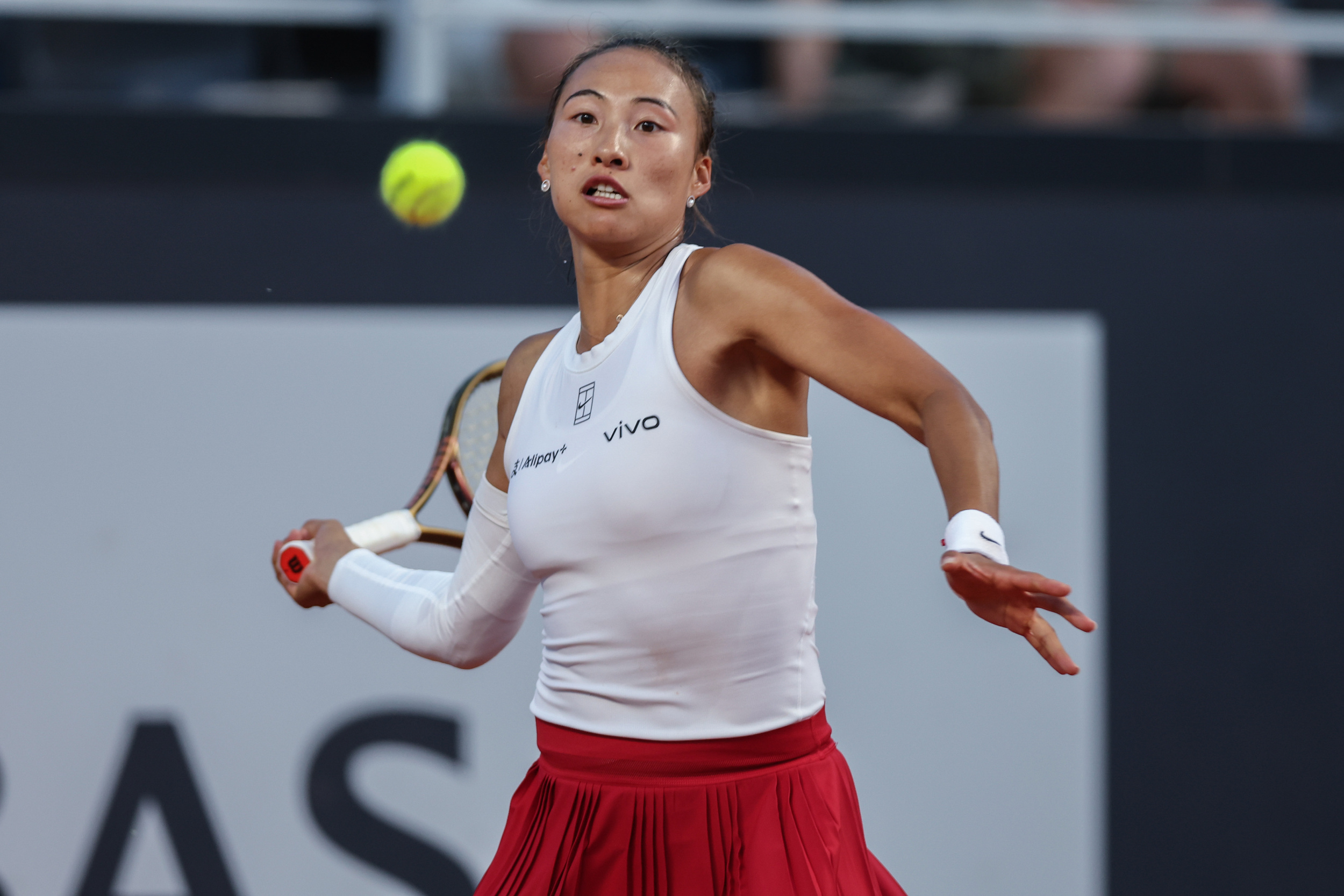 Seventh time's the charm: Zheng Qinwen stuns Aryna Sabalenka to reach ...