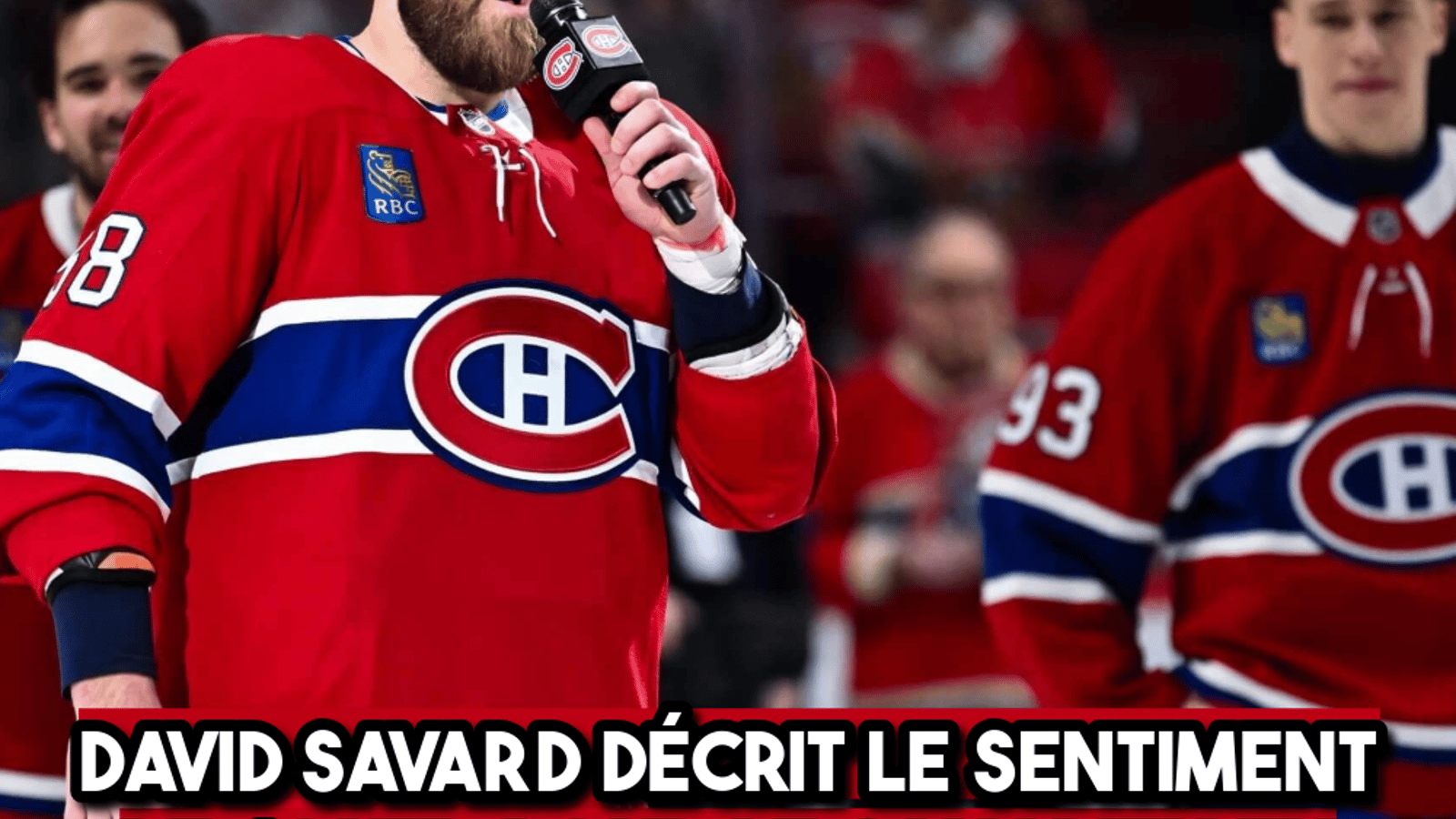 David Savard décrit le sentiment de jouer pour le Canadien en tant que ...
