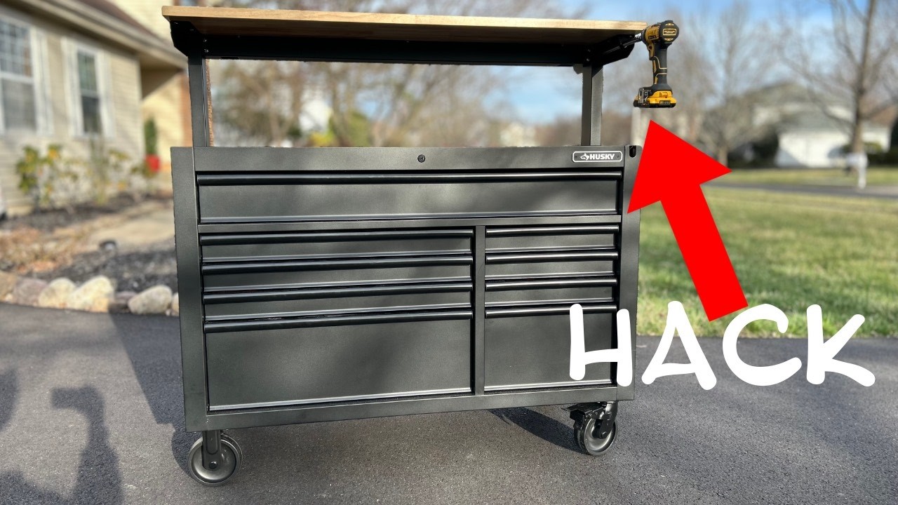 Husky Toolbox w⁄Adjustable Top Assembly & Customizations