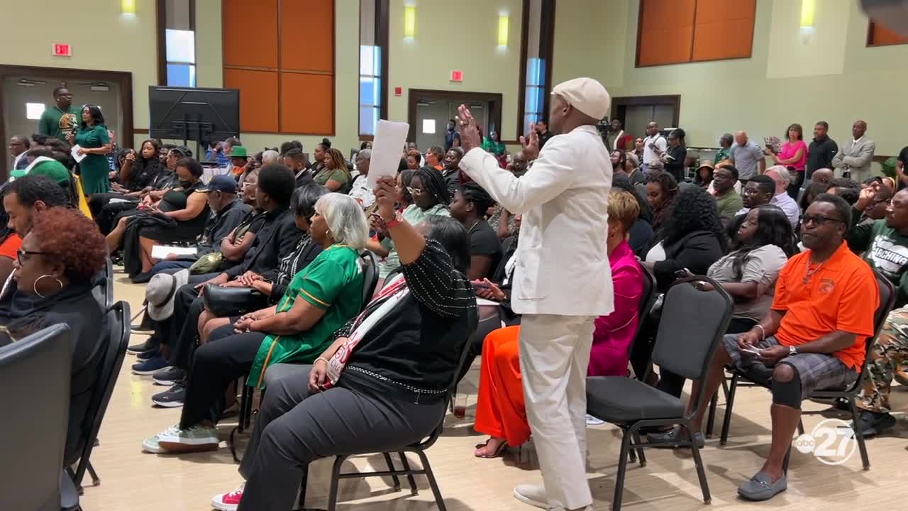 FAMU presidential candidate Marva Johnson met with hostile crowd at ...