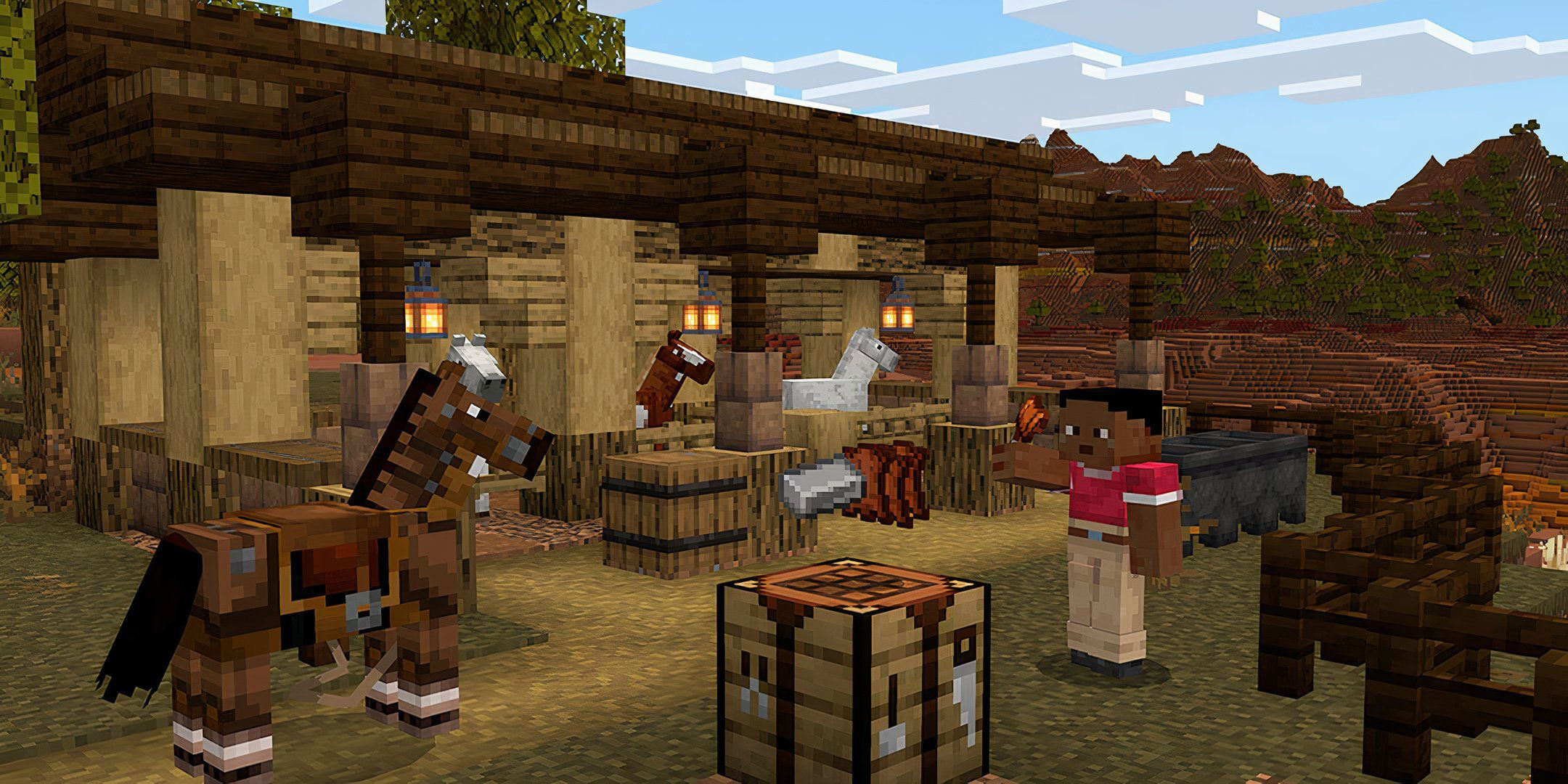 Minecraft Adds Long-Awaited Feature For Mounts Minecraft Adds Long-Awaited Feature For Mounts