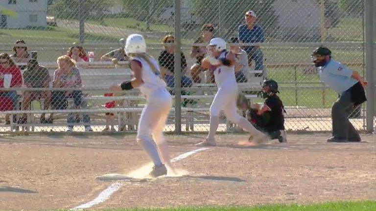 Morrison Fillies softball outruns Amboy Lady Clippers 12-2
