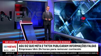 AGU notifica Meta e TikTok para removerem posts falsos sobre comitiva ...