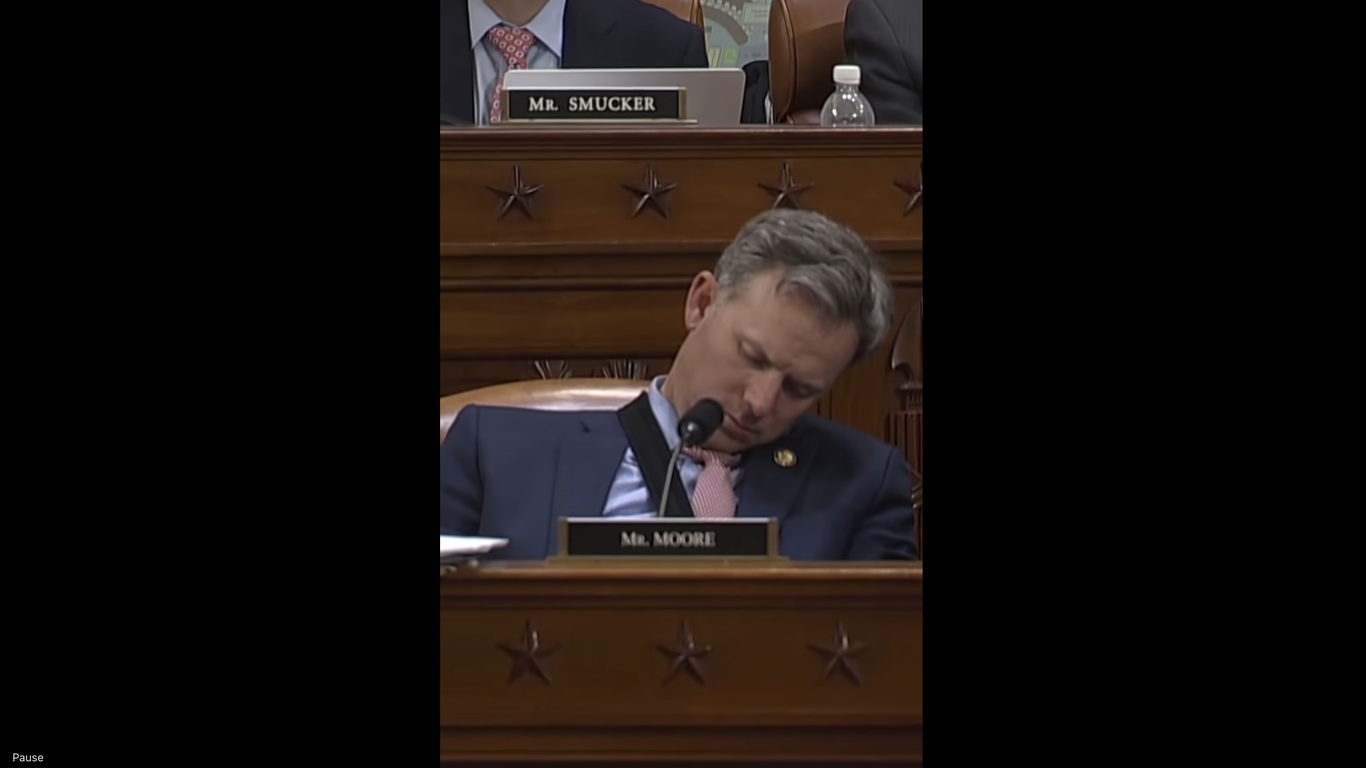 Rep. Blake Moore's sleepy all-nighter on Capitol Hill