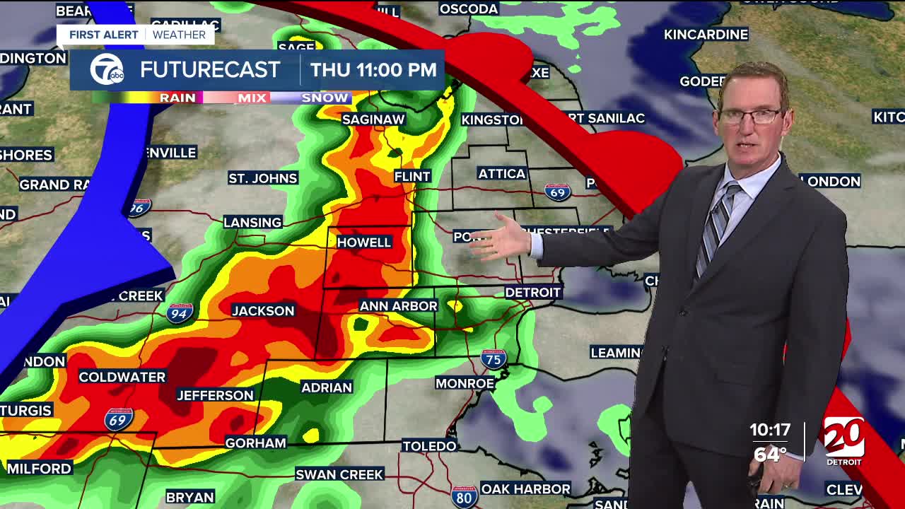 Big storms expected Thursday night