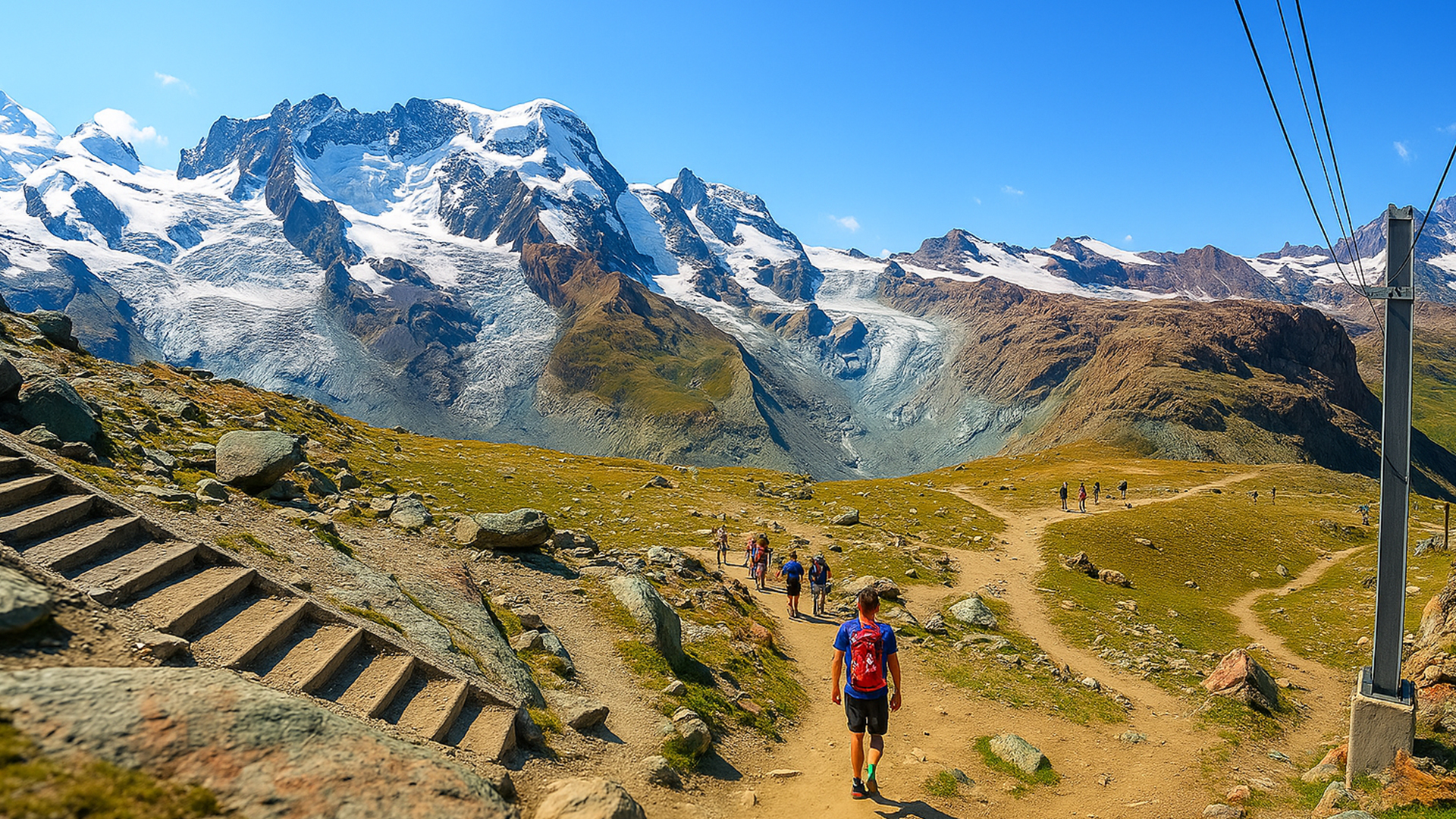Zermatt to Gornergrat: Epic Swiss Train Ride on the Gornergrat Bahn (4K)