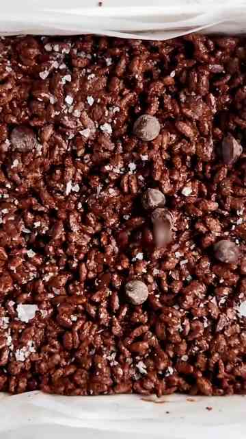 Delicious No-Bake Vegan Chocolate Rice Krispies Squares