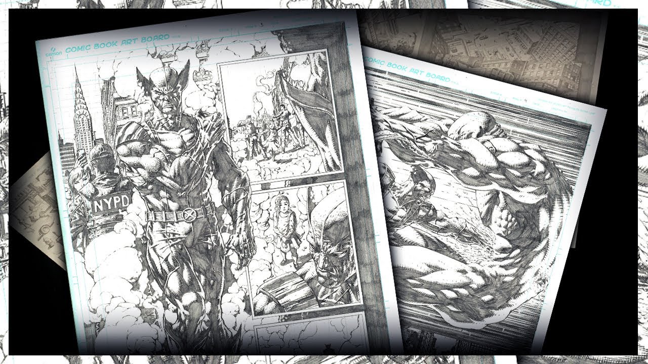 My Comic Book Sample for MARVEL!!! (6 Wolverine Sample Pages)
