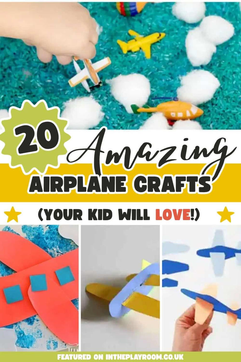 20 easy airplane crafts for Preschoolers
