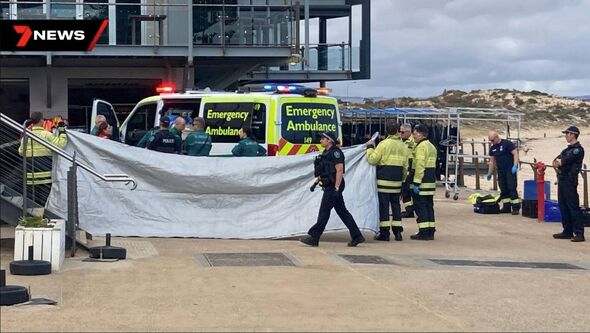 Swimmer rushed to hospital with horror injuries after shark attack at ...
