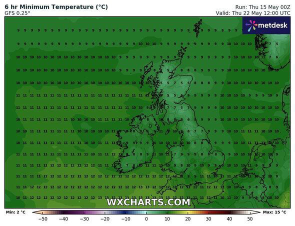 UK weather maps show Wales and half of England ‘disappear' under 320 ...