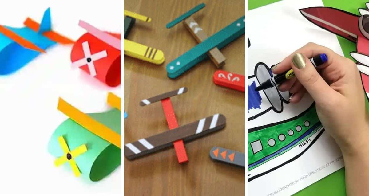 20 easy airplane crafts for Preschoolers