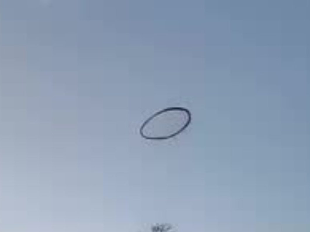 Mystery surrounding black ring in the sky