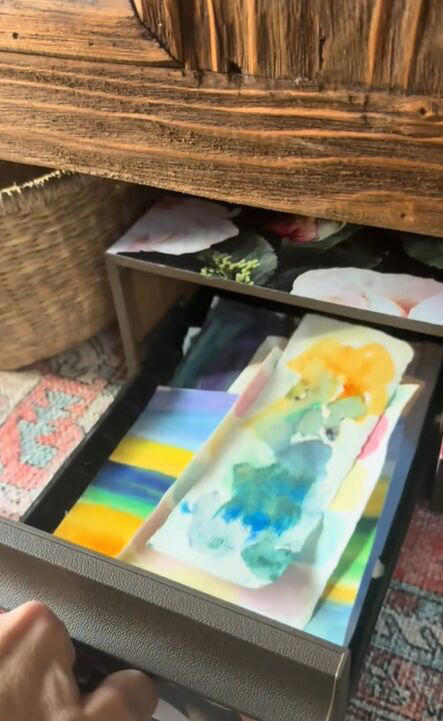 Upcycled VHS Cabinet: From Thrift Find to Art Supply Storage