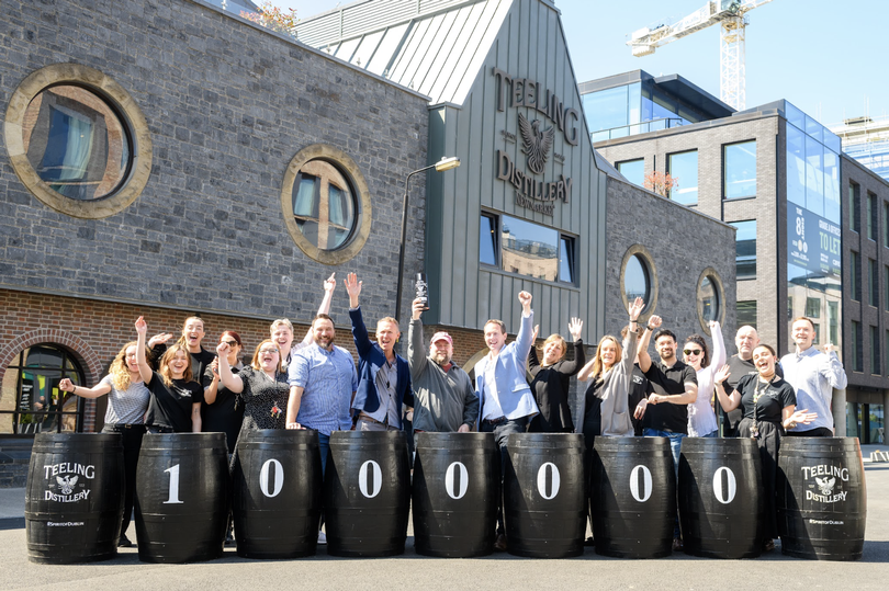 Teeling Whiskey Distillery celebrates its 1,000,000th visitor — a ...